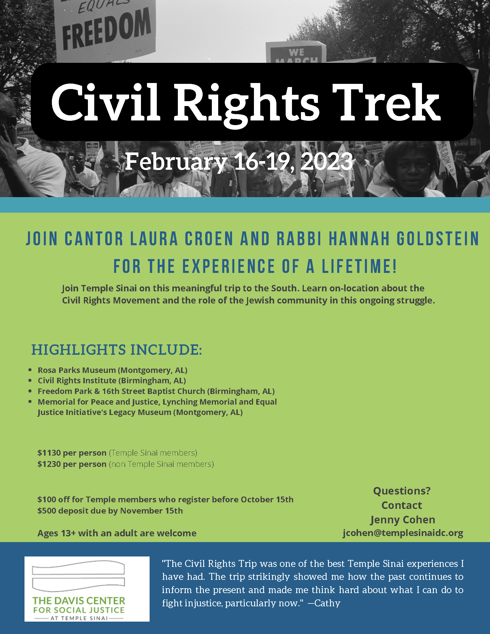 Civil Rights Journey to the South